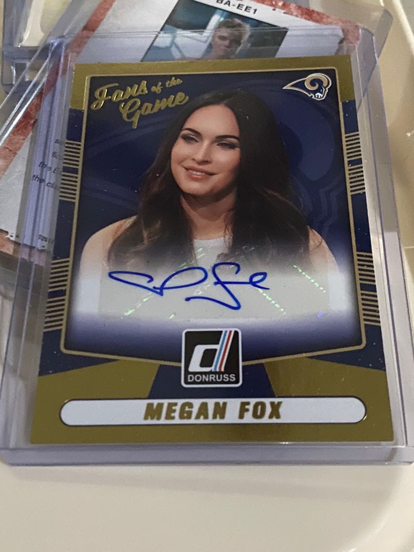 Megan fox fans of the game autograph auto card transformers, Hobbies ...