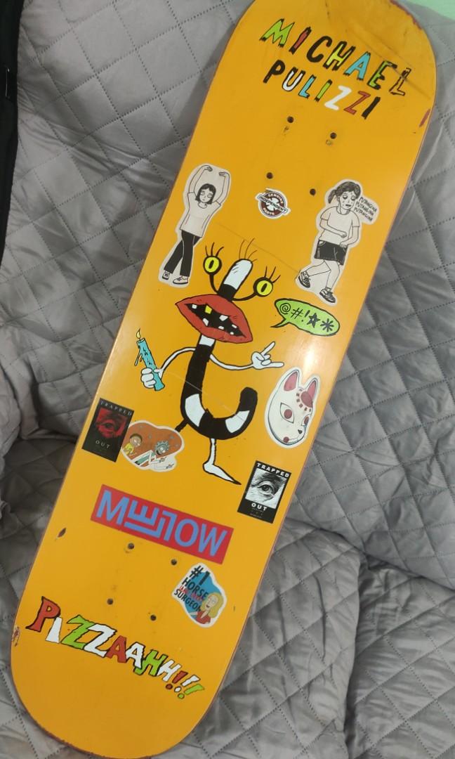 Michael Pulizzi Pizza Skateboard Deck, Sports Equipment, Sports & Games ...