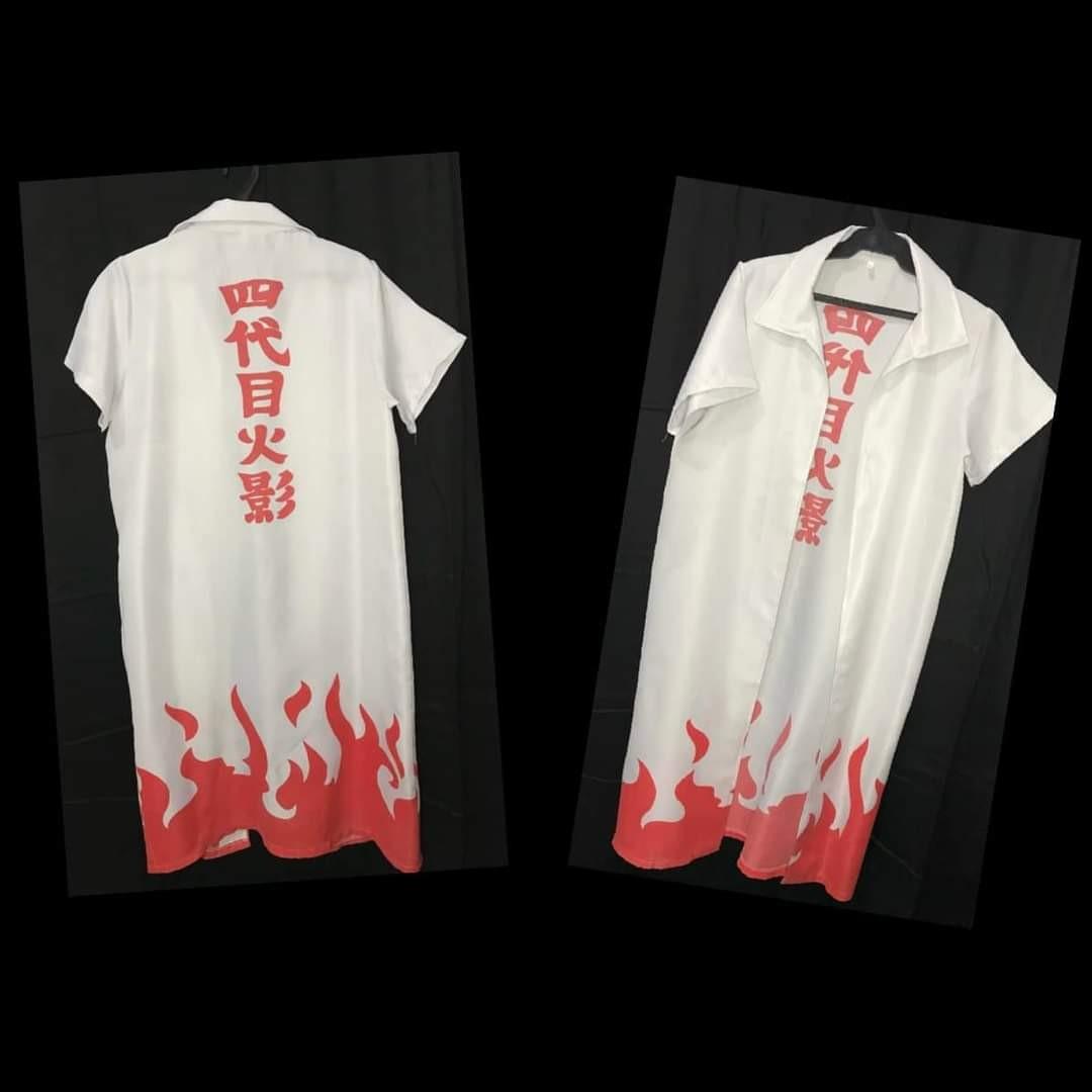 Minato Namikaze 4th Hokage Cloak Robe, Women's Fashion, Coats, Jackets ...