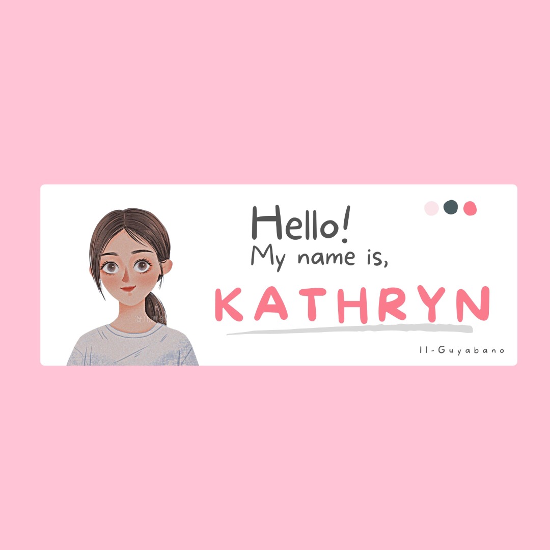 Minimalist School Name Tag., Hobbies & Toys, Stationary & Craft ...