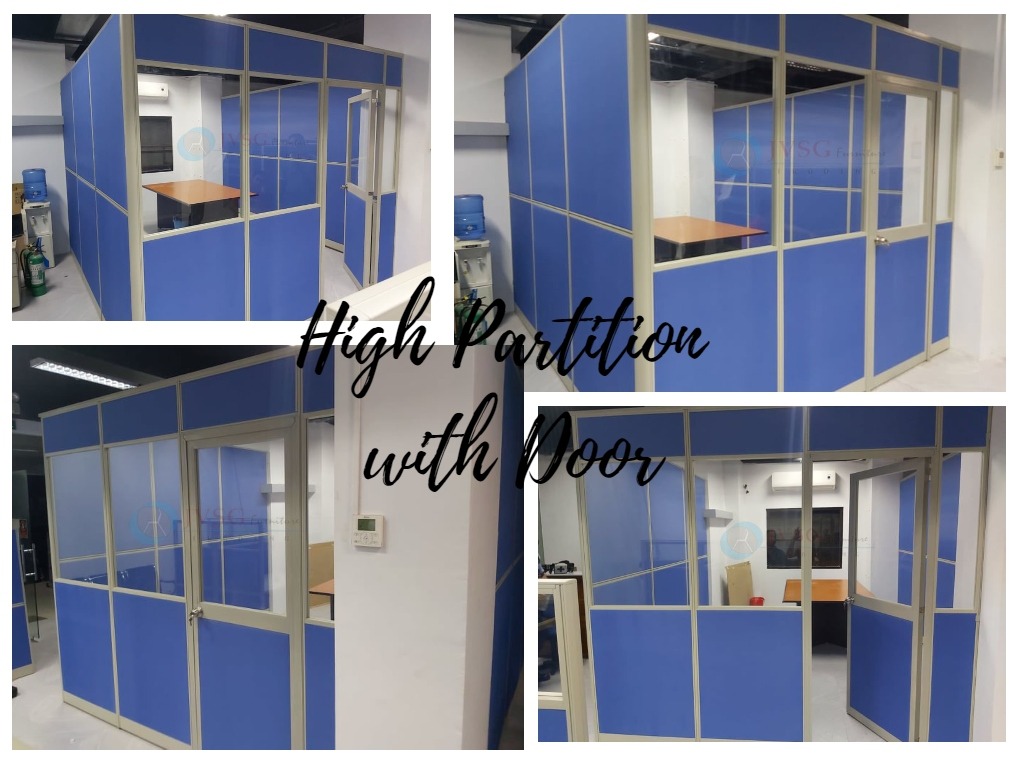 Modular High Partition, Furniture & Home Living, Office Furniture ...