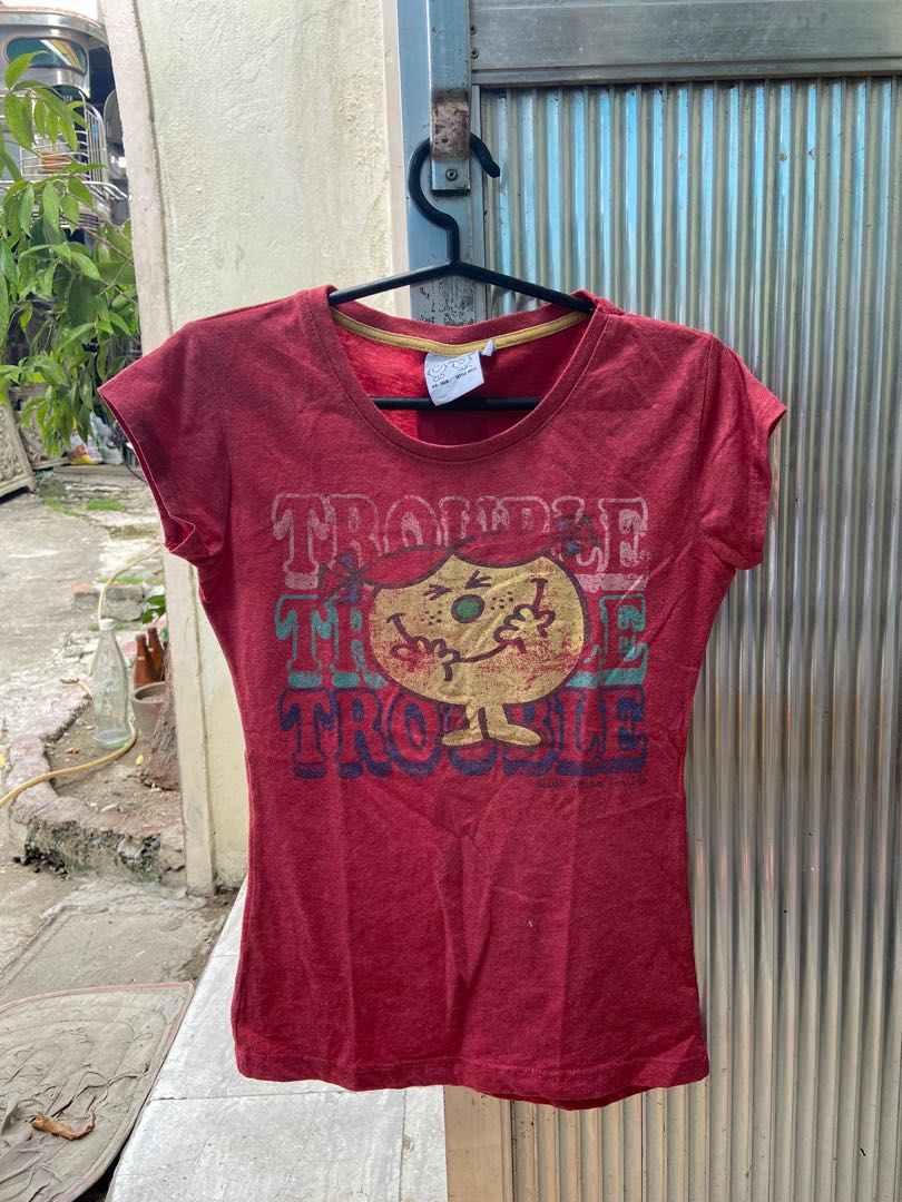 Mr men little miss blouse, Women's Fashion, Tops, Blouses on Carousell