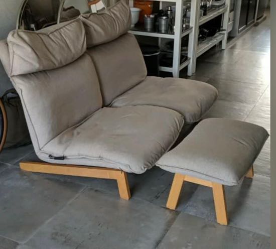 Muji style sofa 2 seater, Furniture & Home Living, Furniture, Sofas on ...