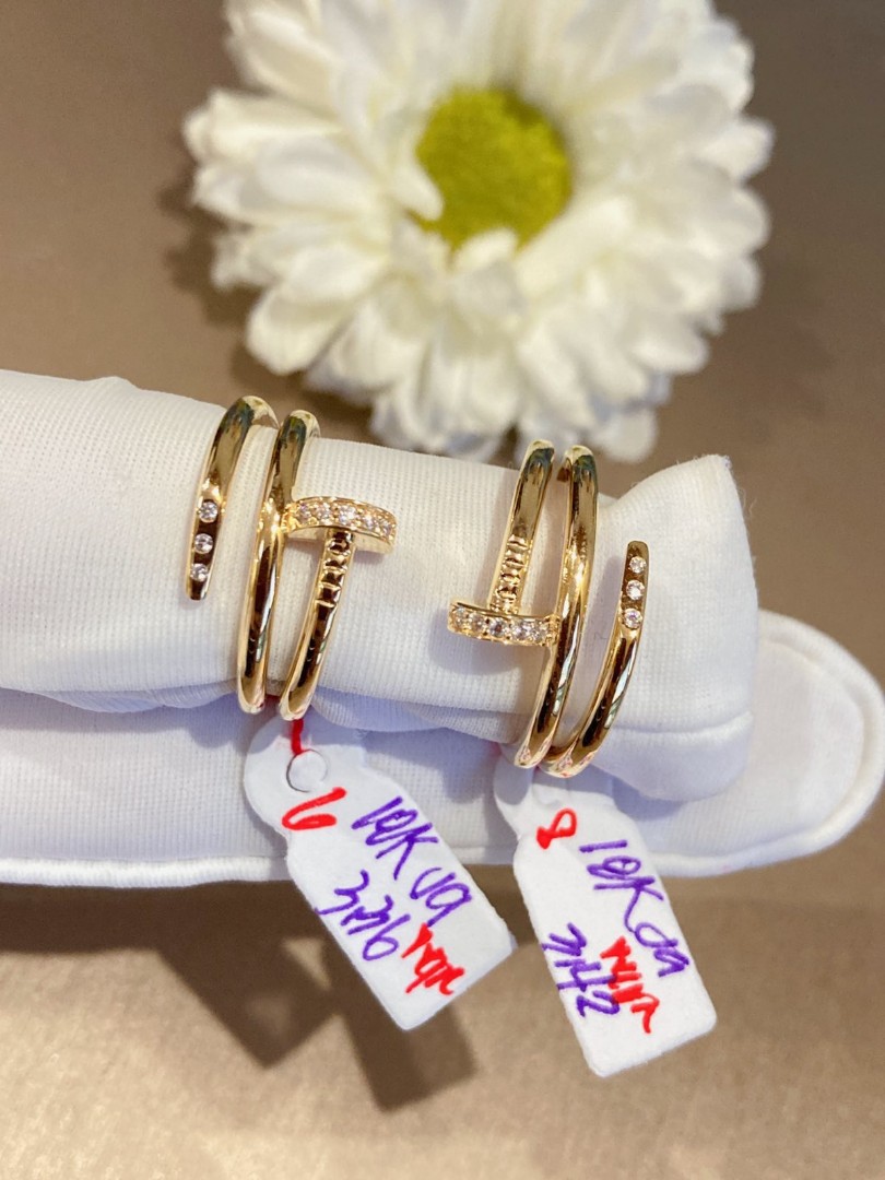 Nail Rings 18k Japan gold, Women's Fashion, Jewelry & Organizers, Rings ...