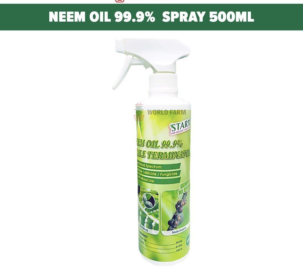 Neem Oil 99.9% Insecticide, Fungicide & Miticide Spray 500ml, Mobile ...