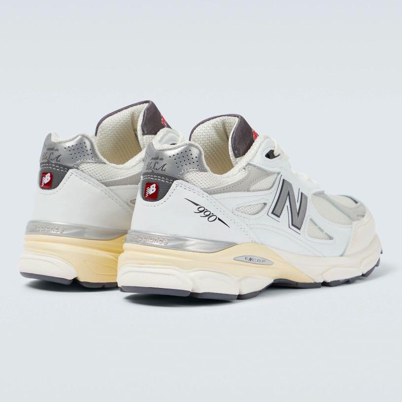 New Balance M990AL3 Sea Salt White 990AL3 Teddy Santis 990V3 M990V3, 男裝 ...