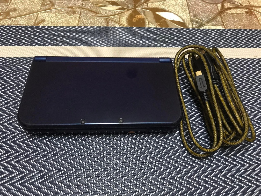 New Nintendo 3ds XL (Mettalic Blue) + 32gb Memory card with Full of ...