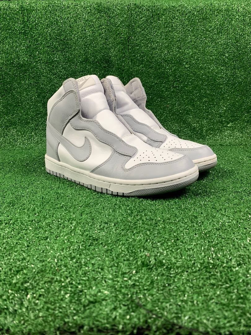 Nike Lab Dunk x Sacai White & Grey, Women's Fashion, Footwear, Sneakers ...