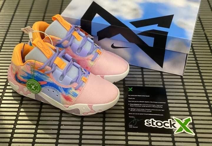 Nike PG 6 EP Printed Swoosh 6 Pink Blue Version, Men's Fashion ...