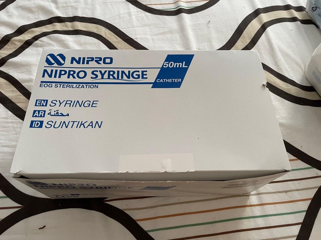 Nipro Syringe 50 ML (Box of 48 pcs), Health & Nutrition, Medical ...