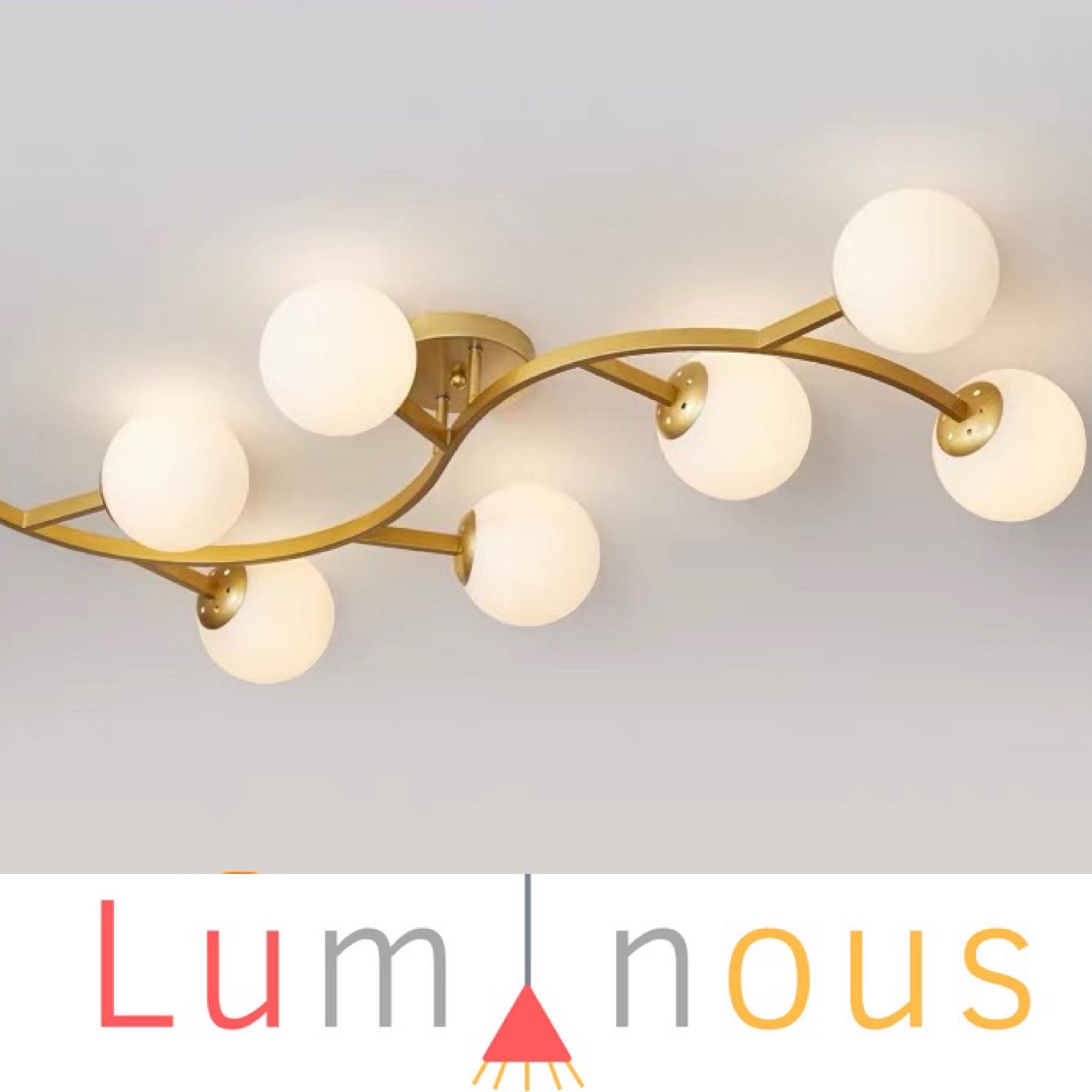 Olive Led Ceiling Light A126, Furniture & Home Living, Lighting & Fans ...