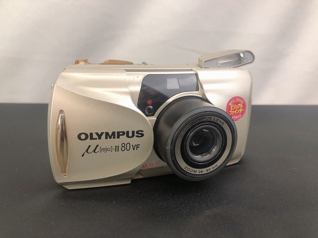 OLYMPUS 奧林巴斯 μ mju Ⅱ 80 VF mu 小型膠卷相機, 攝影器材, 相機 - Carousell