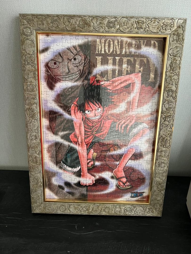 (OPM92) One Piece Luffy Puzzle With Limited Edition Frame, Hobbies ...