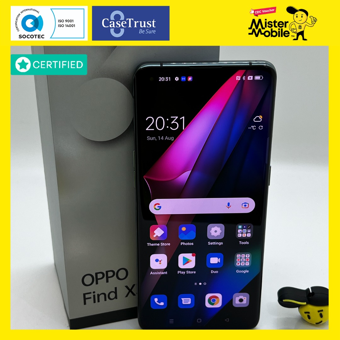 OPPO Find X3 Pro 5G 256 256GB Gloss Black Local Used Set on Carousell