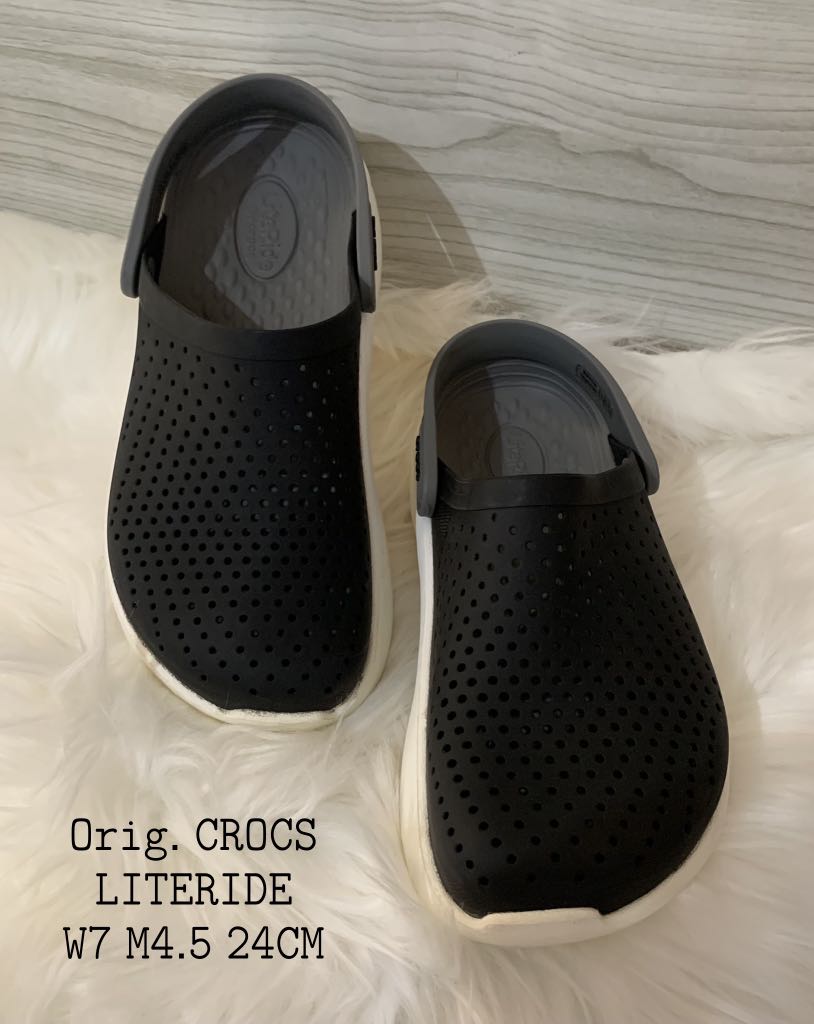 Original crocs Literide, Women's Fashion, Footwear, Slippers and slides ...