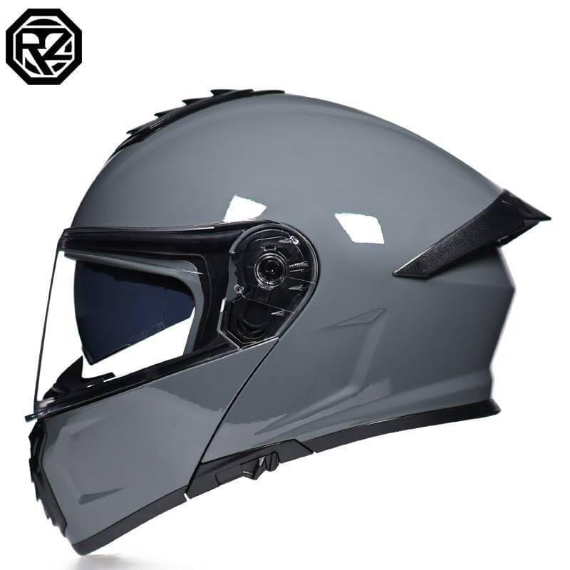 ORZ motorbike modular helmet with double visor and DOT certification ...