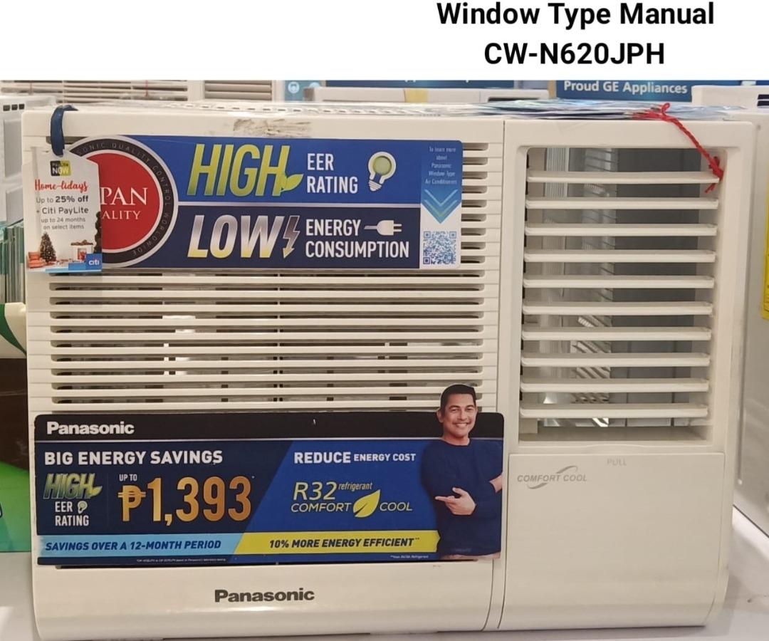 Panasonic CW-N1820EPH 2.0HP Window Type Airconditioner, TV & Home ...