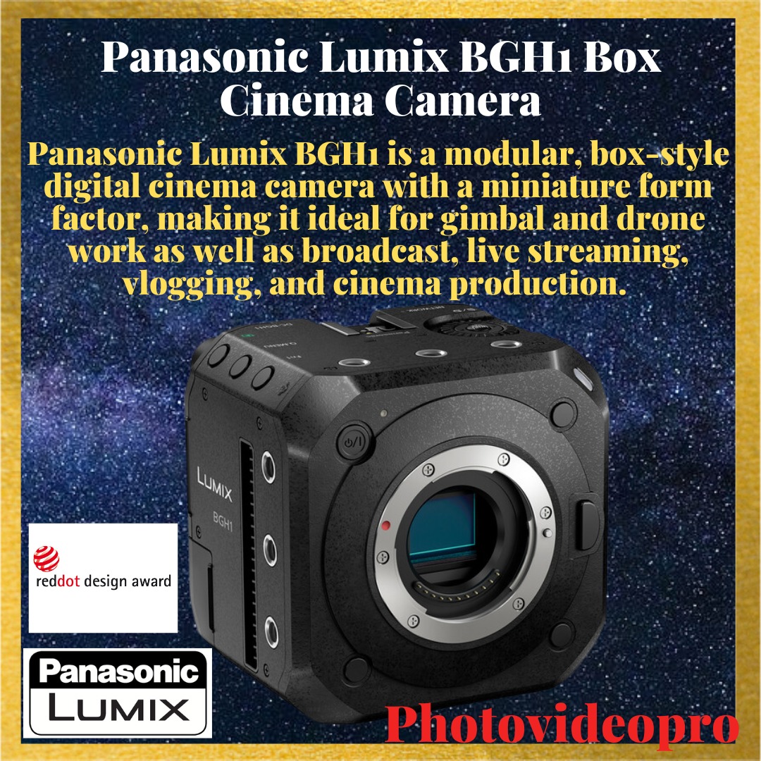Panasonic Lumix BGH1 Box Cinema Camera, Photography, Cameras on Carousell