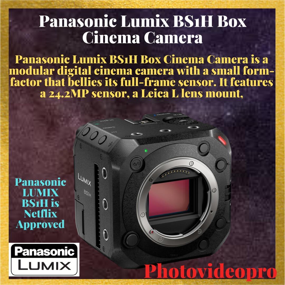 Panasonic Lumix BS1H Box Cinema Camera, Photography, Cameras on Carousell