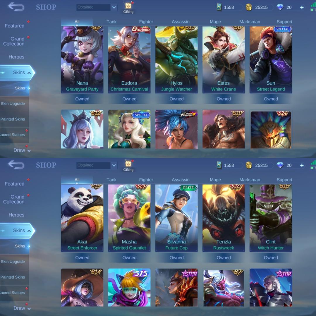 Pharsa Collector x Roger Transformer x Karina KOF Mobile Legends ...