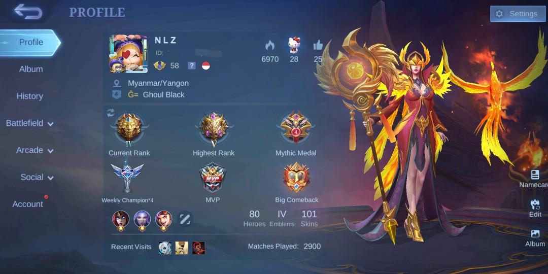 Pharsa Collector x Roger Transformer x Karina KOF Mobile Legends ...