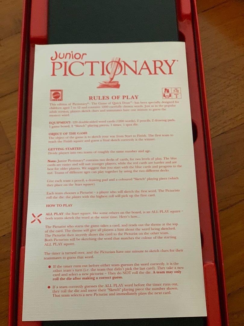 Pictionary, Hobbies & Toys, Toys & Games on Carousell