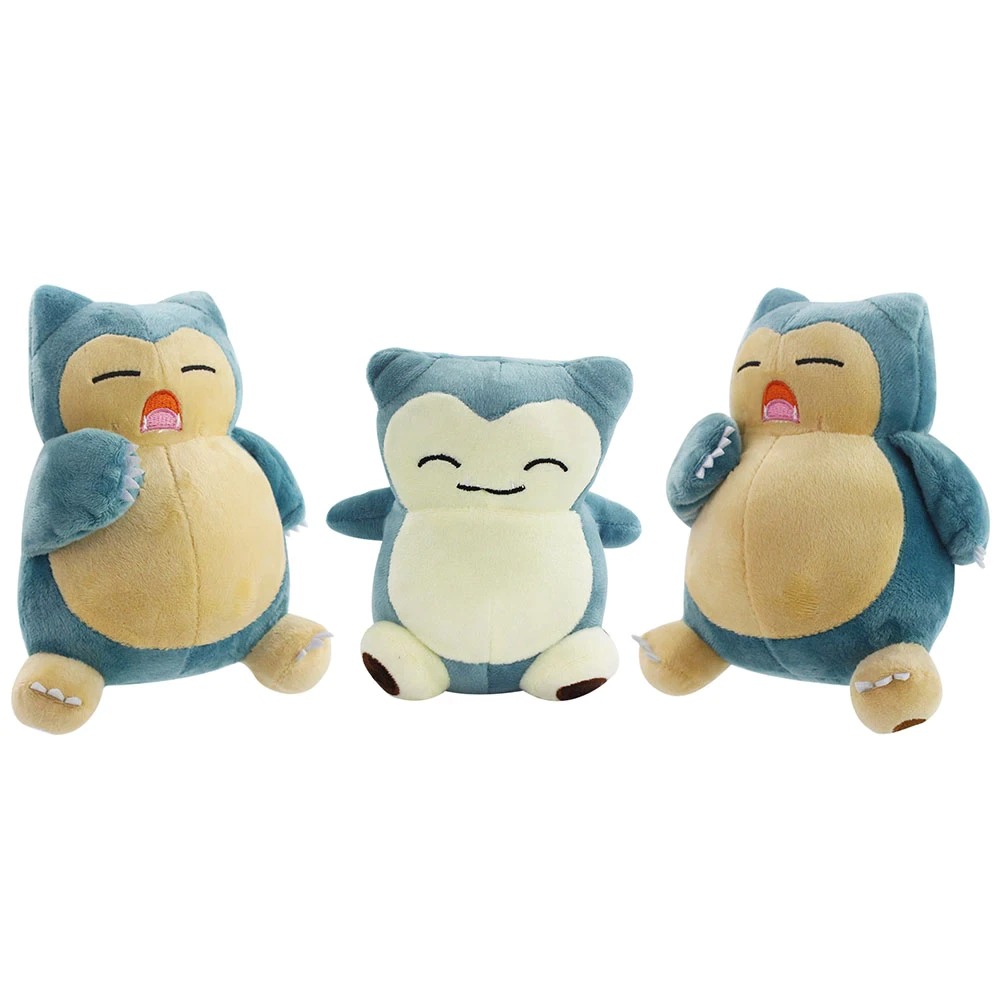 Pokemon Anime Snorlax Sleeping Pet Cute Animal Plush Soft Stuffed ...