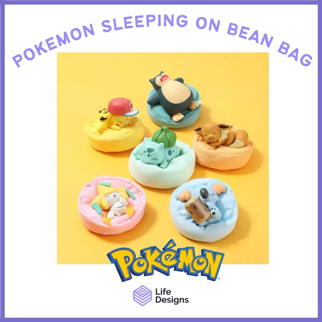 Pokemon Sleeping on Bean Bag - Snorlax & Pikachu, Hobbies & Toys, Toys ...