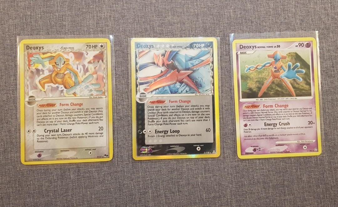 Pokemon TCG : Deoxys Holo (2006-2008), Hobbies & Toys, Toys & Games on ...