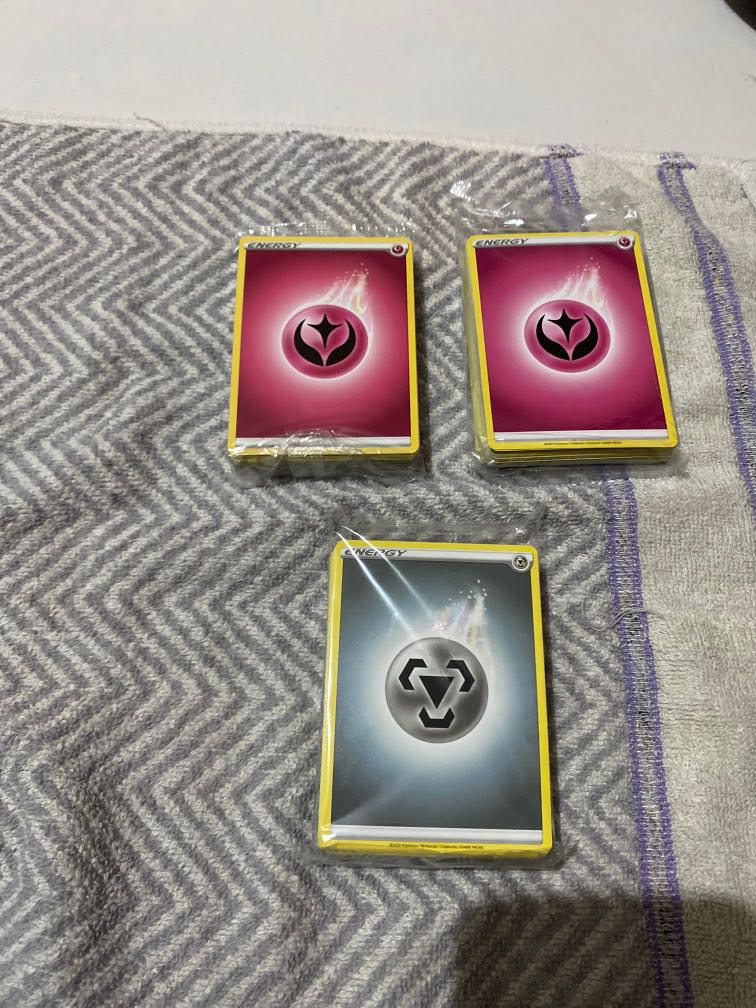 Pokémon TCG energy packs sealed, Hobbies & Toys, Toys & Games on Carousell