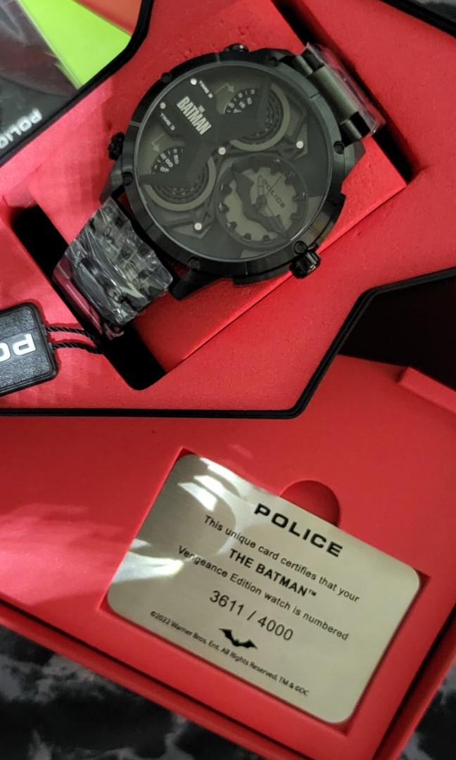 Police automatic Watch Limited edition BATMAN, Luxury, Watches on Carousell