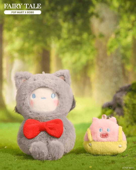 popmart bobo and coco fairytale three little pigs, Hobbies & Toys, Toys ...