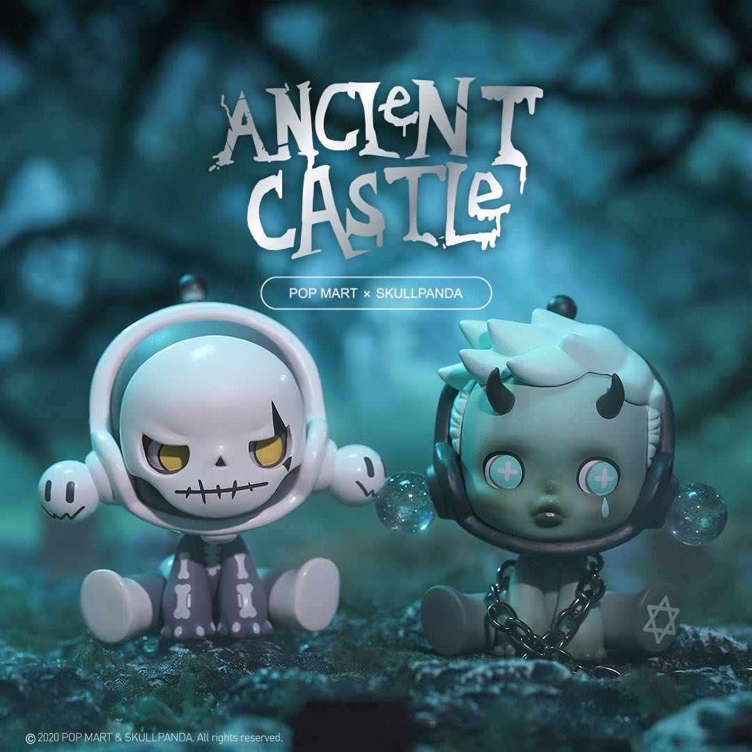 Popmart Skull Panda Ancient Castle Gargoyle, Hobbies & Toys, Toys ...