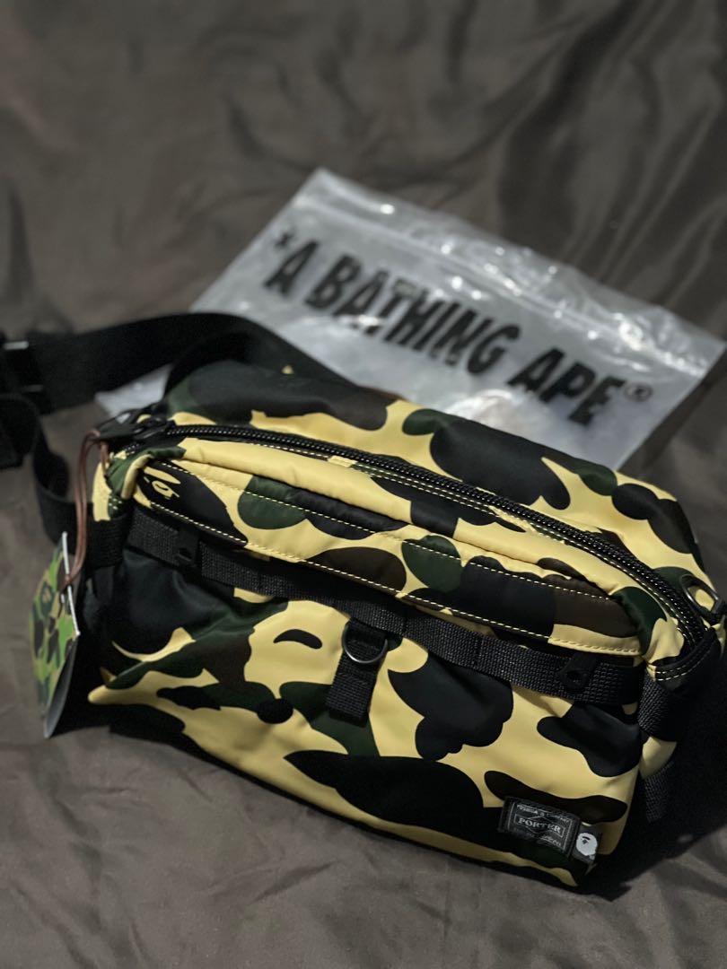 Porter/Bape, Men's Fashion, Bags, Sling Bags on Carousell