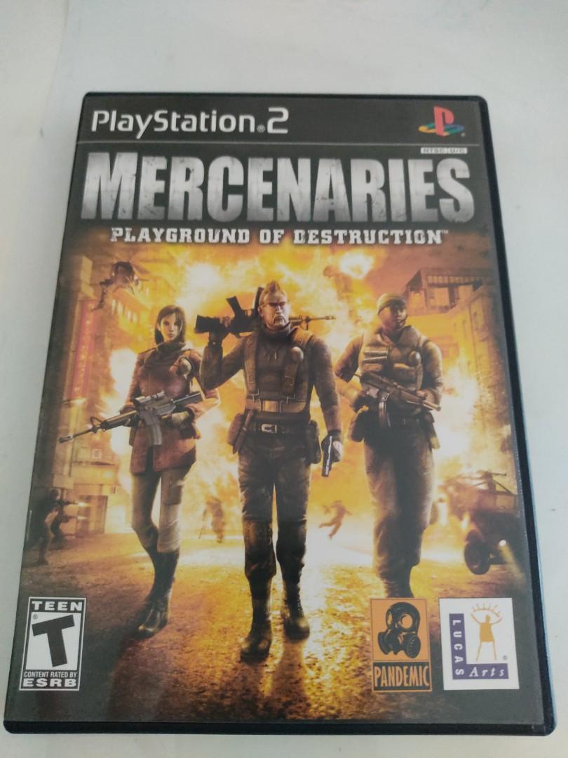 PS2 mercenaries playground of destruction, Video Gaming, Video Games ...