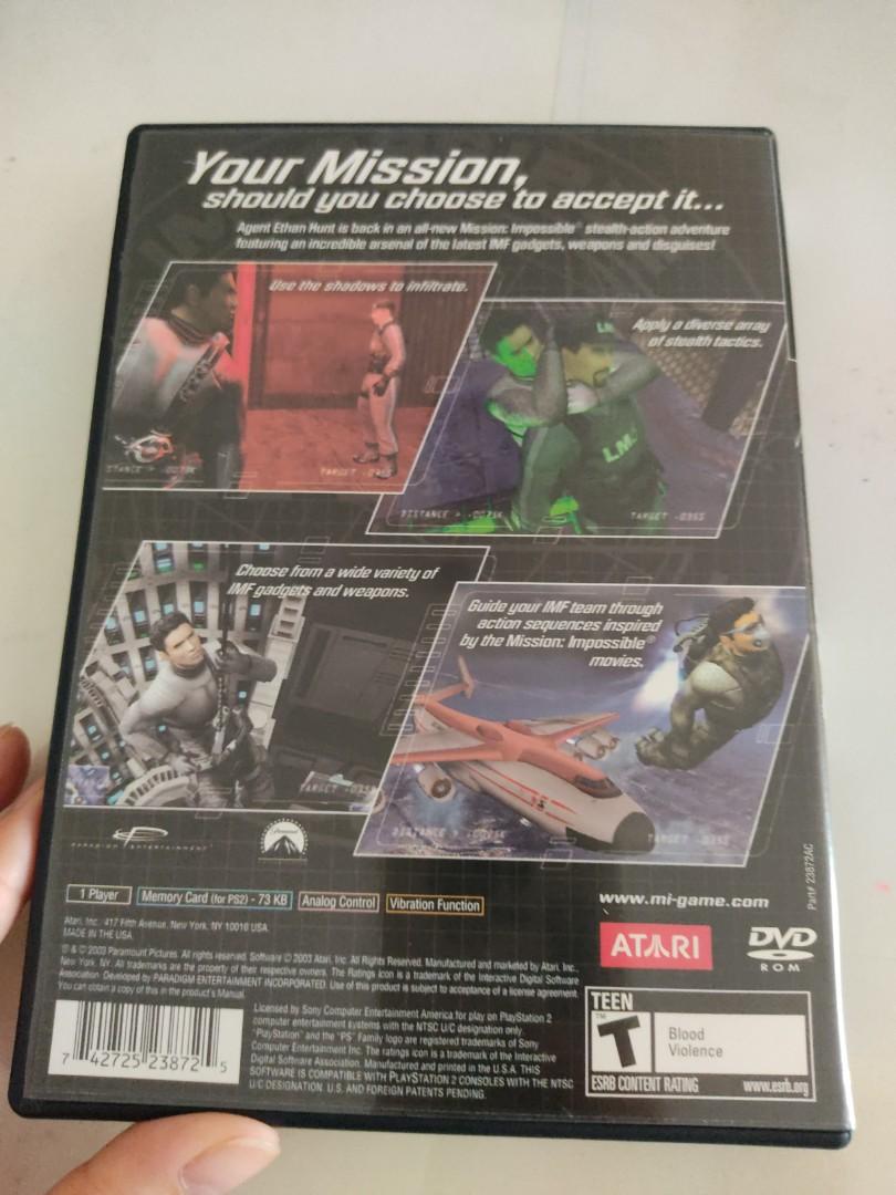 PS2 mission impossible operation surma, Video Gaming, Video Games ...
