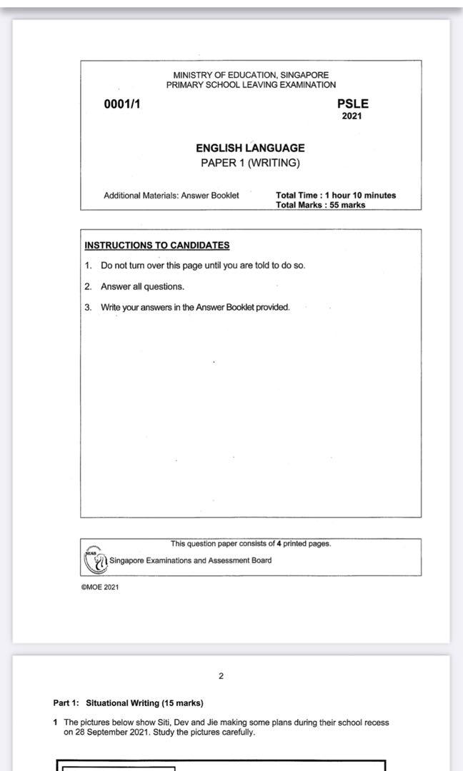 Psle booklets - Eng, Chi, Maths & Sci, Everything Else on Carousell