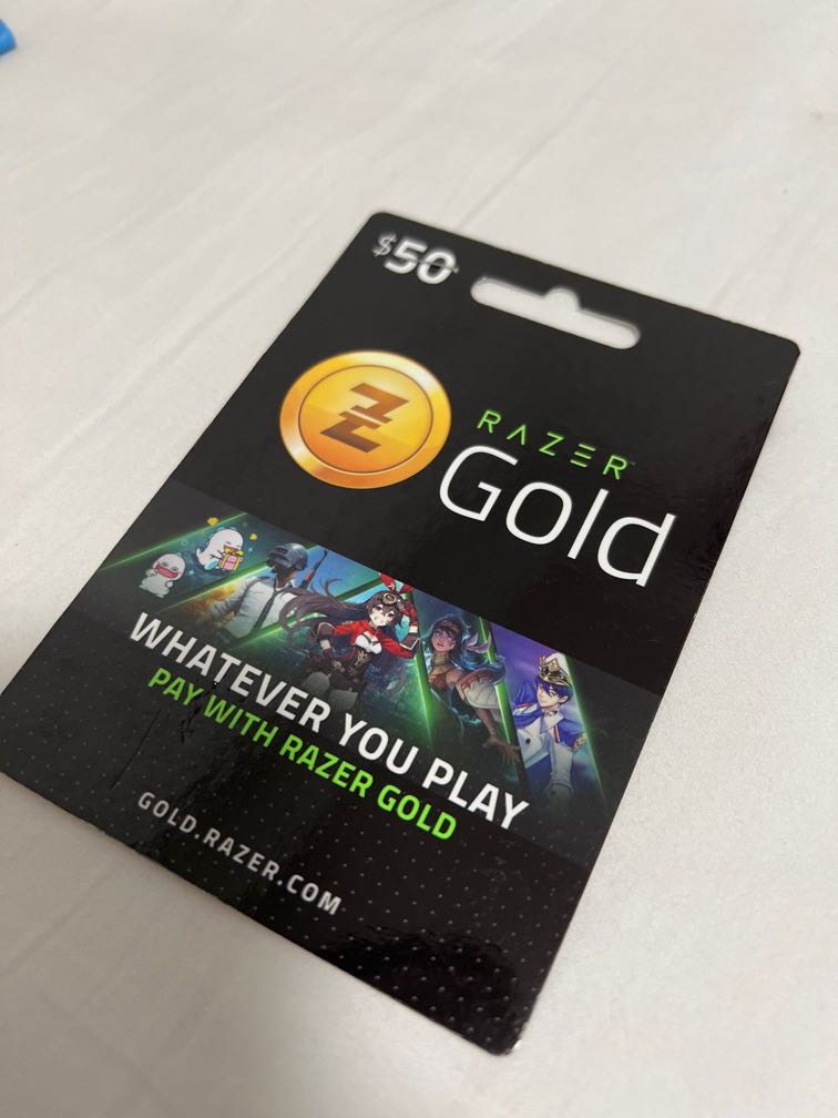 Razer Gold $50, Video Gaming, Gaming Accessories, Game Gift Cards ...