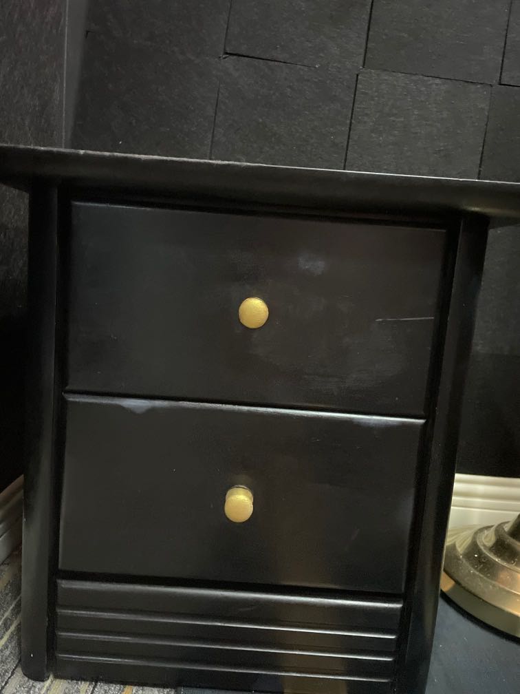 Repurposed Black Mini cabinet drawer, Furniture & Home Living ...