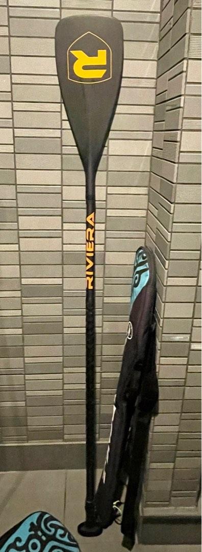 Riviera SUP paddle 全碳纖直立板槳 （固定兩節伸縮）, 運動產品, 運動與體育, 運動與體育 - 水上活動 - Carousell