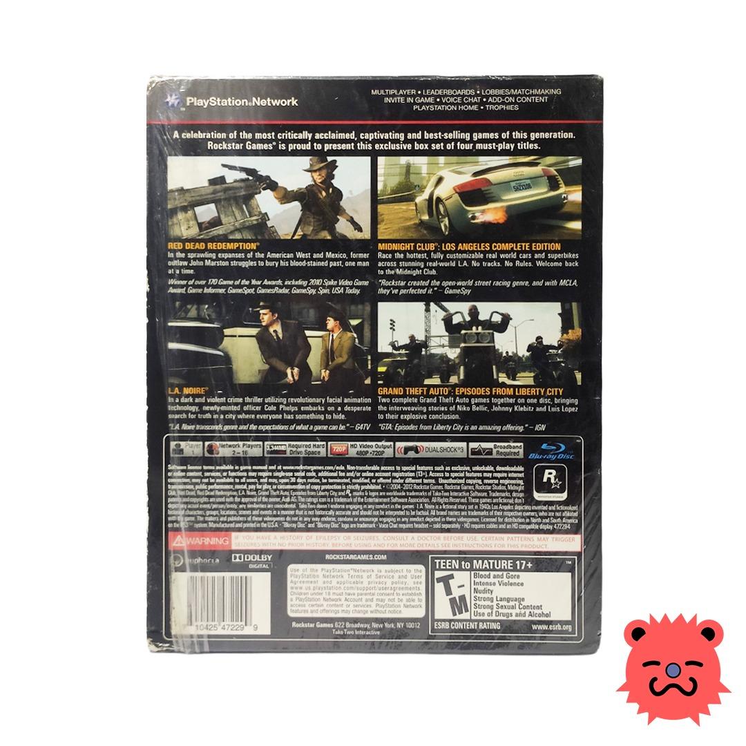 Rockstar games collection EDITION 1 video game for PS3 | 4 ROCKSTAR ...