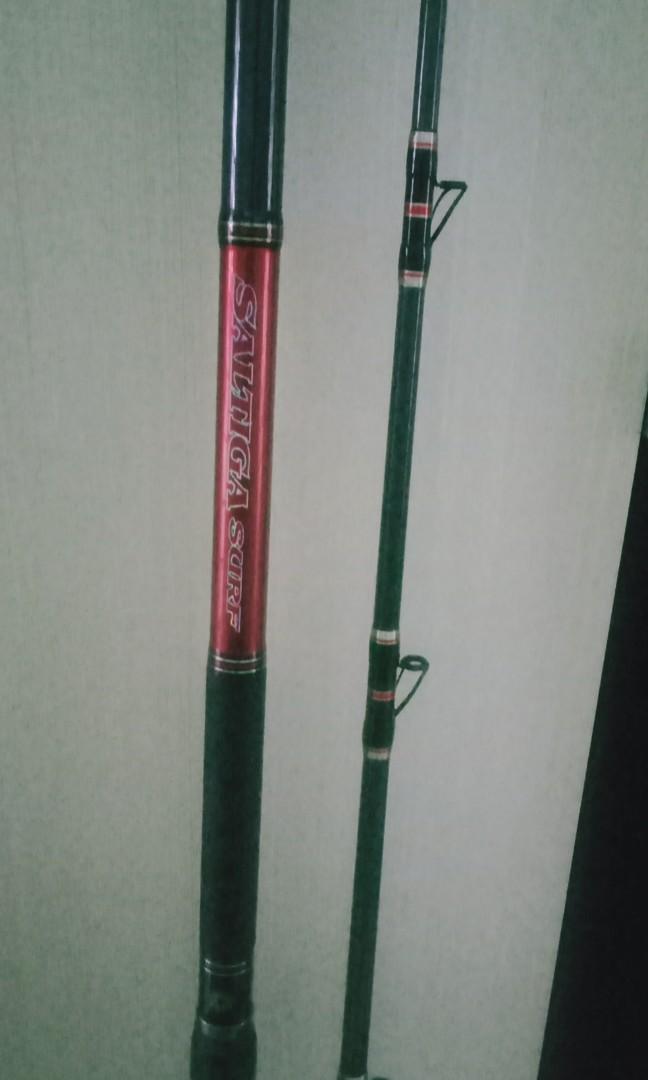Saltiga Surf pier rod 12ft, Sports Equipment, Fishing on Carousell