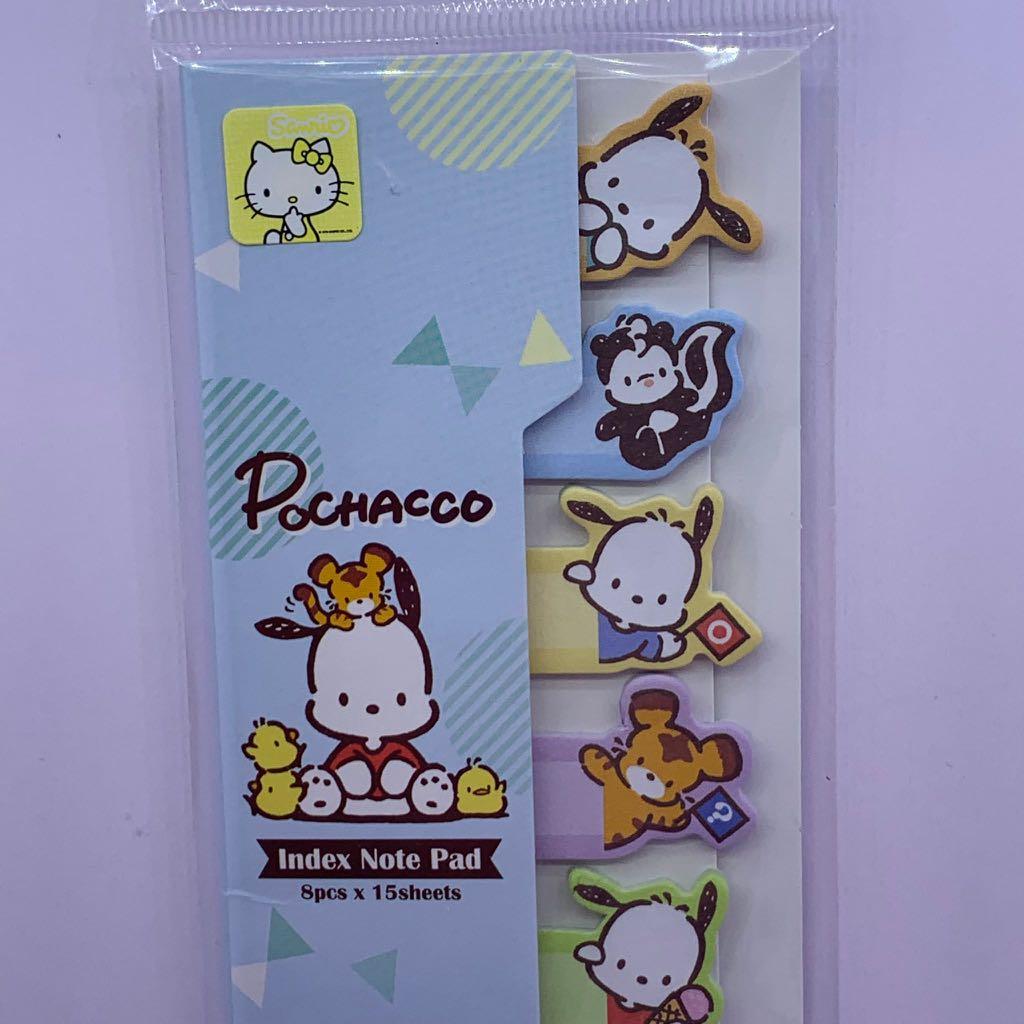 Sanrio PC狗 Pochacco Index Note pad 便利貼 Memo Bookmark 書簽, 興趣及遊戲, 手作＆自家設計 ...