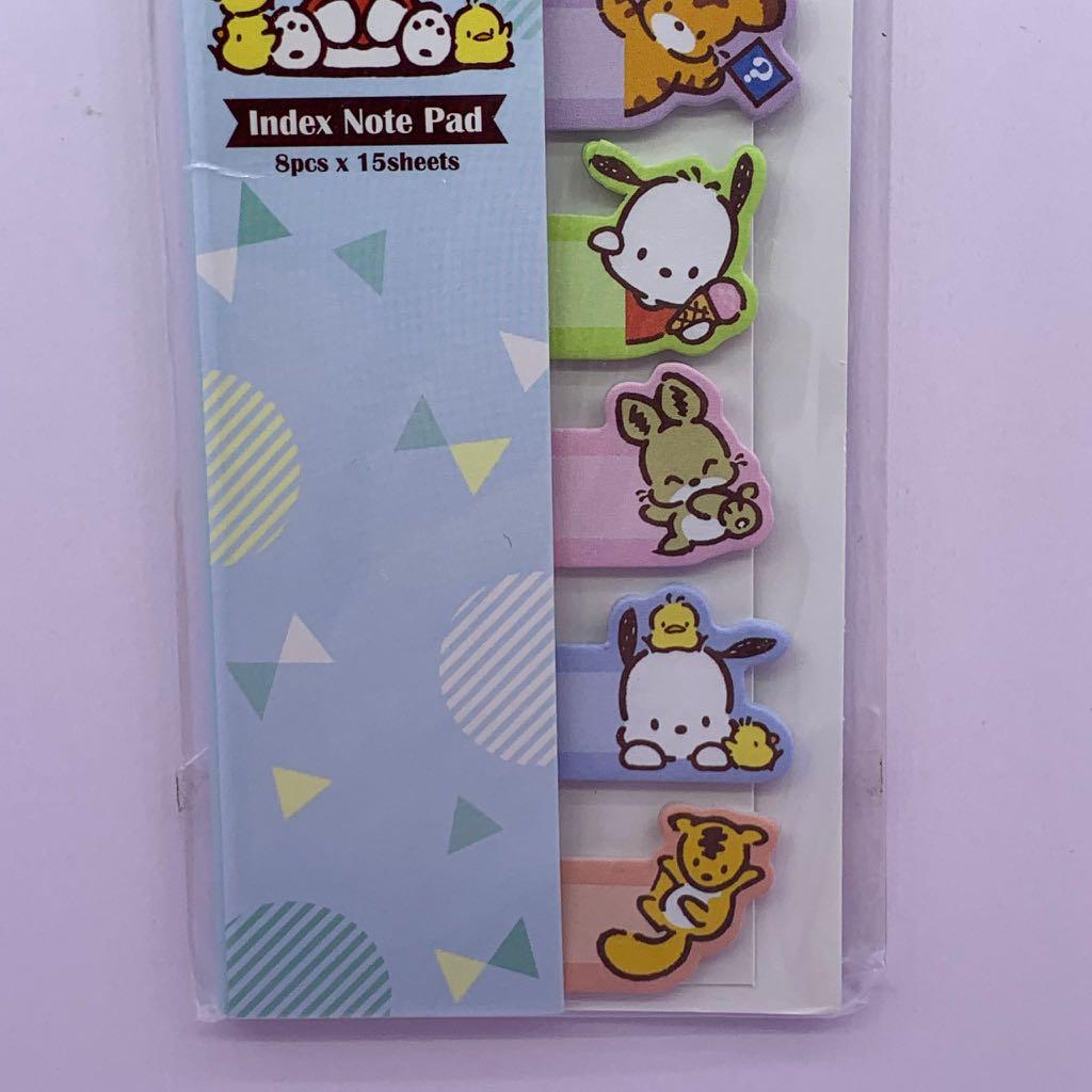 Sanrio PC狗 Pochacco Index Note pad 便利貼 Memo Bookmark 書簽, 興趣及遊戲, 手作＆自家設計 ...