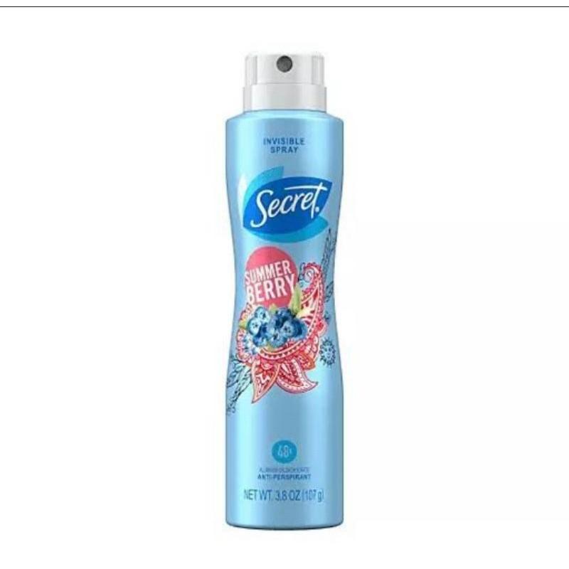 SECRET ANTIPERSPIRANT INVISIBLE SPRAY 3.8 oz, Beauty & Personal Care ...