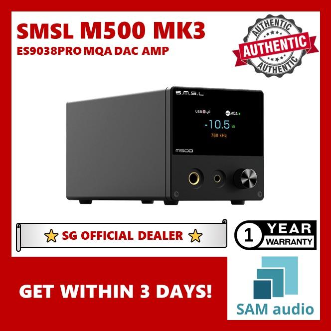 [🎶SG] SMSL M500 MKIII (M500 MK3) MQA ES9038PRO DAC AMP, Audio, Other ...
