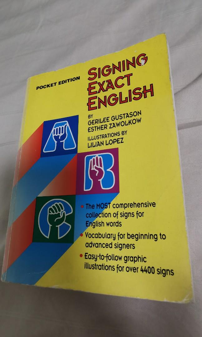 Signing Exact English, Hobbies & Toys, Books & Magazines, Fiction & Non ...