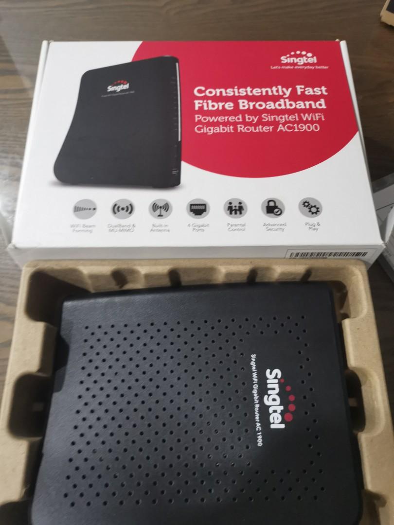 Singtel AC1900 gigabit router, Computers & Tech, Parts & Accessories ...