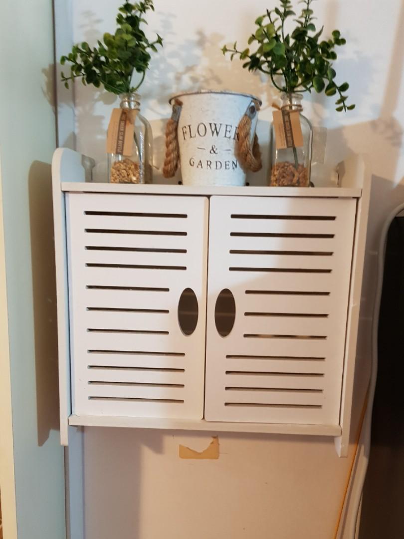 Small Wall Display Cabinet Shelf, Furniture & Home Living, Furniture ...