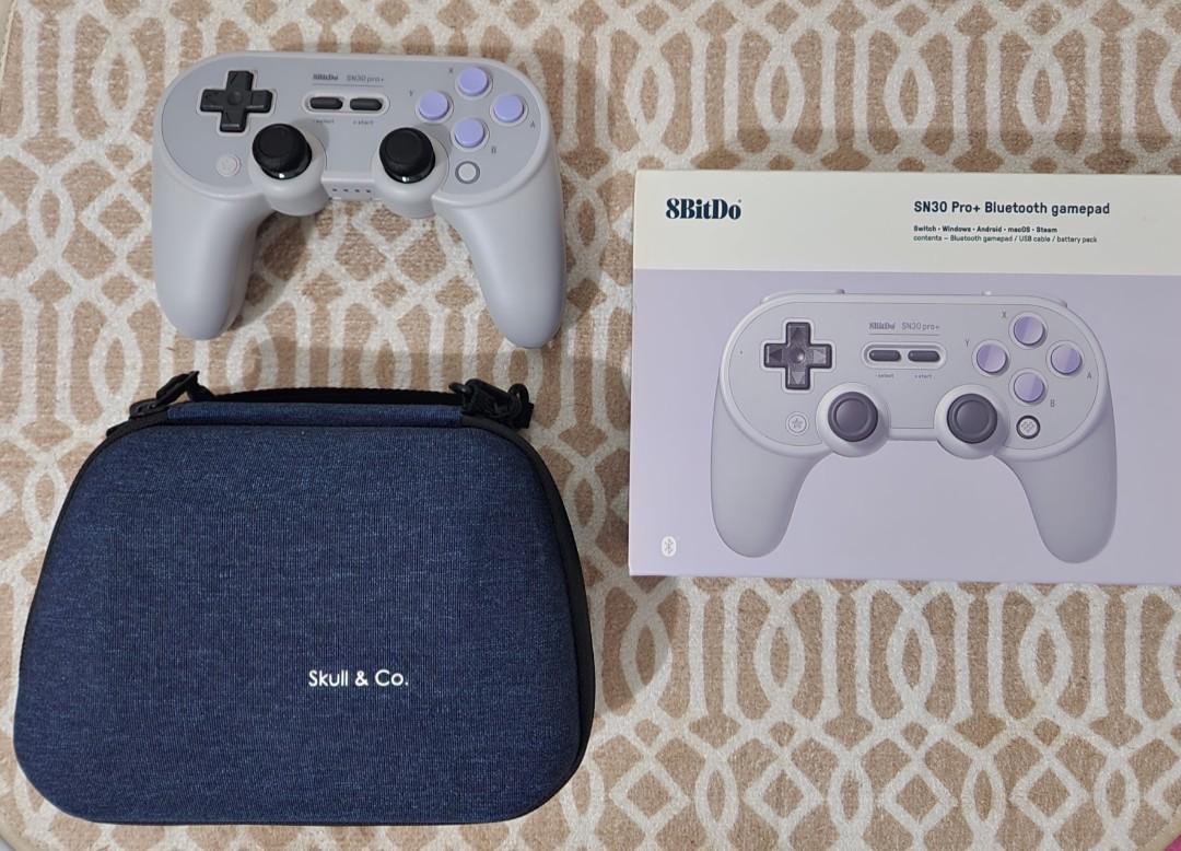SN30 Pro + Controller and Skull And Co Carrying Case, Video Gaming ...